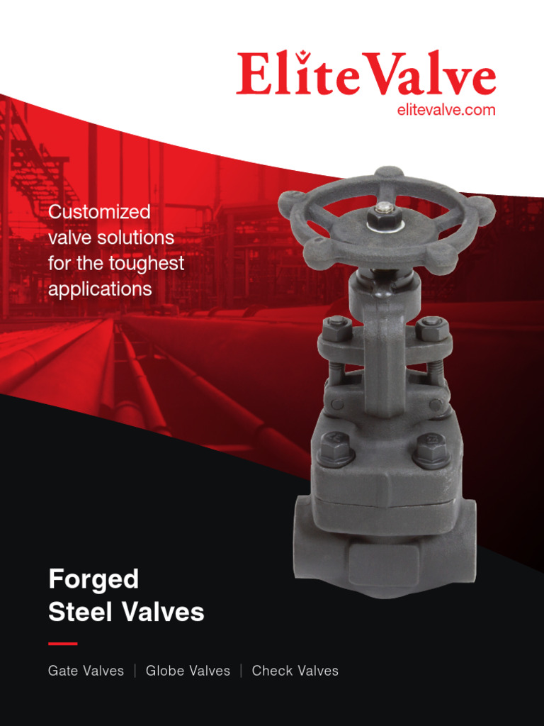 19 0112 Elite Forged Steel | PDF | Valve | Mechanical Engineering