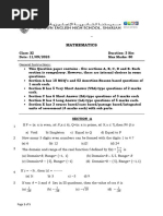 S5 Mathematics Exam Questions | PDF | Equations | Mean