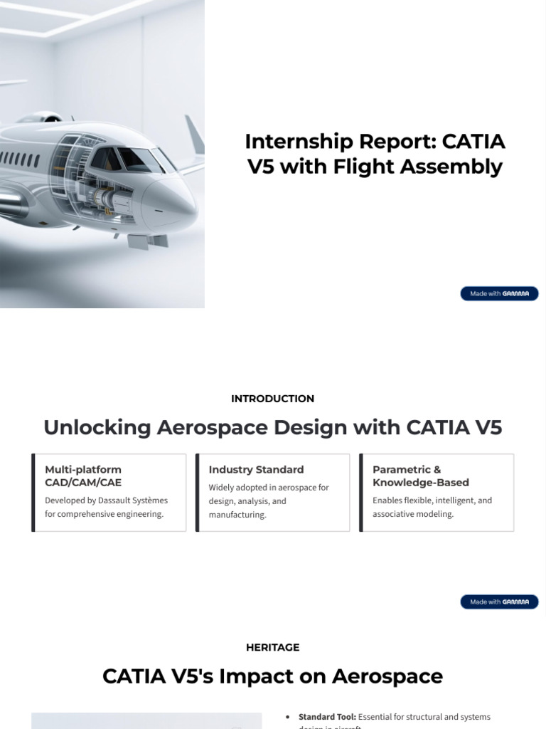 CATIA V5 in Aerospace Flight Assembly | PDF | Computer Aided Design ...