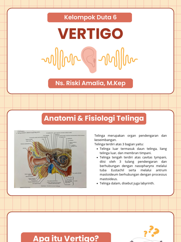 Panduan Terapi dan Penatalaksanaan Vertigo | PDF