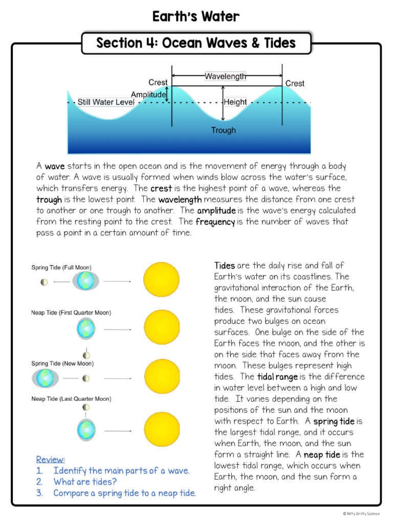 Understanding Ocean Waves and Tides | PDF | Tide | Physical Sciences