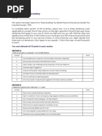 Belbin Questionnaire | PDF