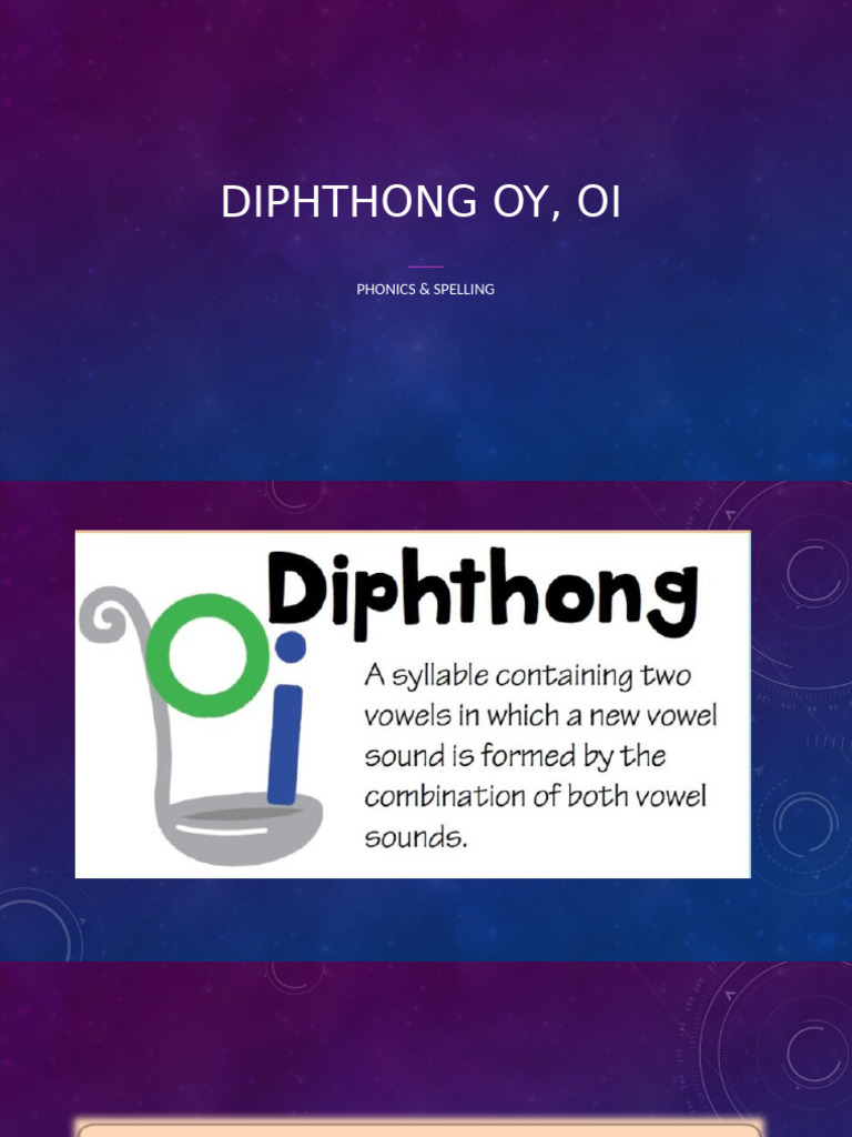 Diphthong Oy, Oi | PDF