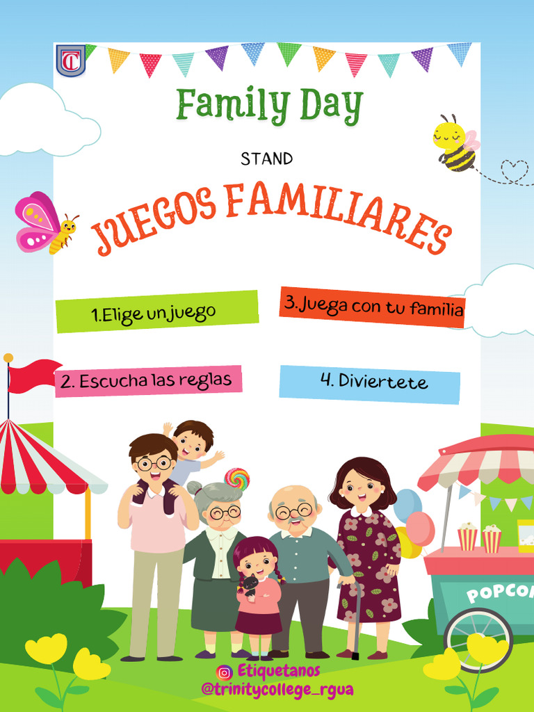 Volante Bazar Día de La Familia Ilustrado Verde | PDF