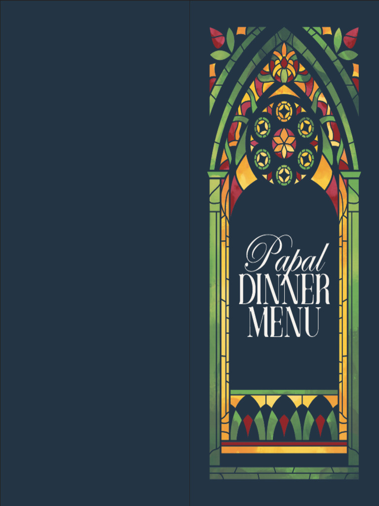 Pope Menu Booklet FINAL | PDF