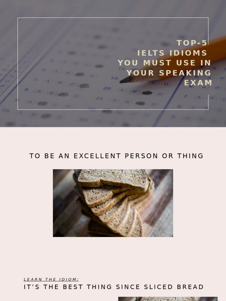 Decipher IELTS Idioms | PDF