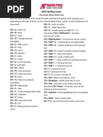 MS Word All Shortcut Keys | PDF | Microsoft Word | Control Key