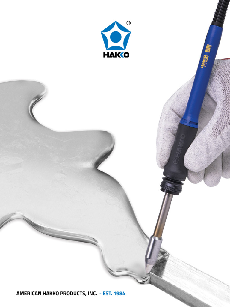 HAKKO - Catalog | PDF | Soldering | Tablet Computer
