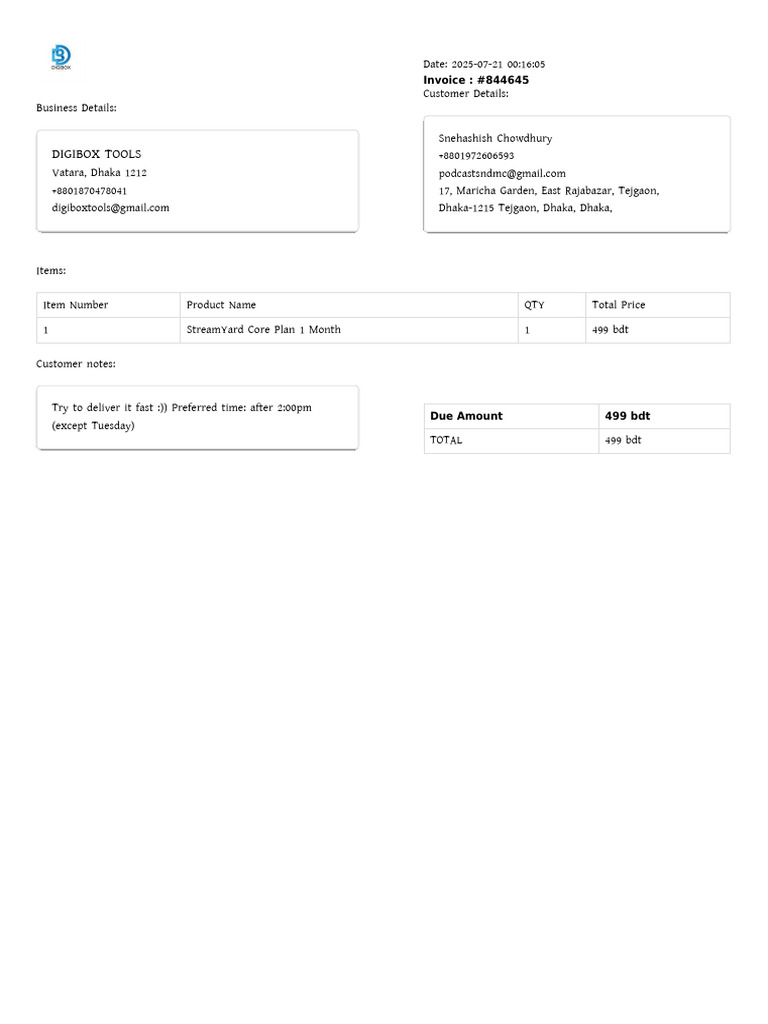 Digibox Tools Id 844645 | PDF