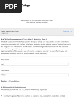 BCBA 6th Edition Test Content Outline 240903 A | PDF | Reinforcement ...