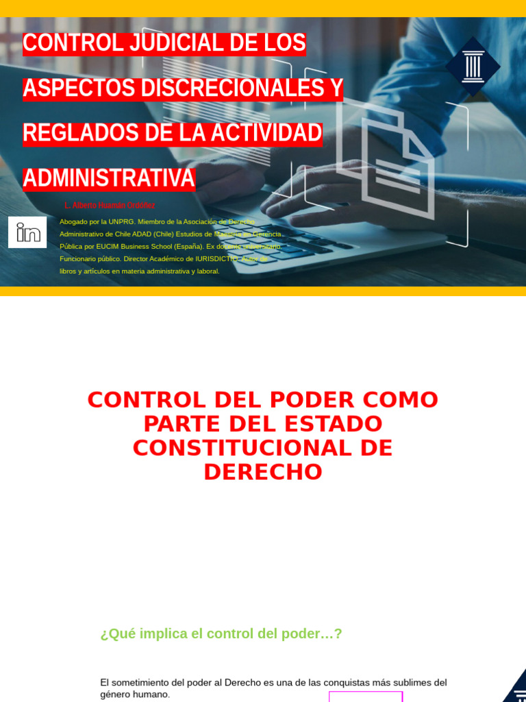 Control Judicial de Lo Discrecional y Reglado (CSJI - 17-10-2024) | PDF ...