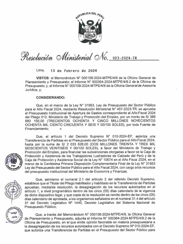 RM N 023 2024 TR | PDF
