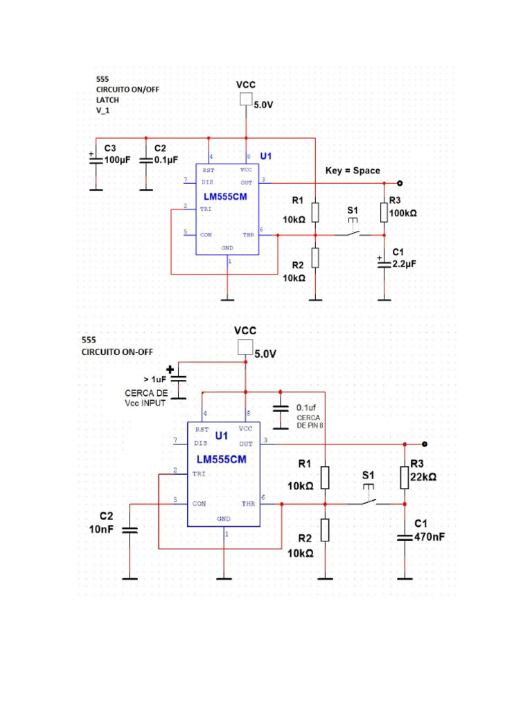 Lm555 On-Off | PDF