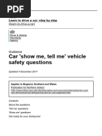 Dvsa Vt9a Mot Test Fees and Appeals Poster | PDF | Wheeled Vehicles ...