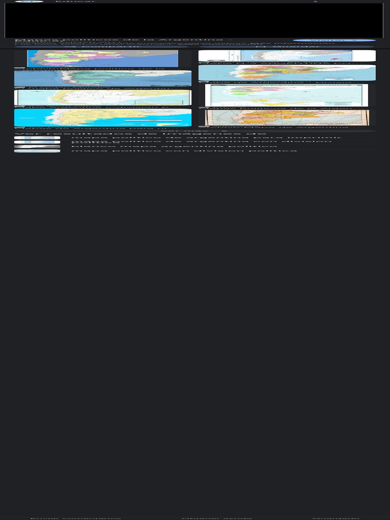 Mapa Político de Argentina para Imprimir | PDF