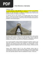 Definición y Ejemplos de Artes Menores | PDF | Artes Decorativas | Diseño