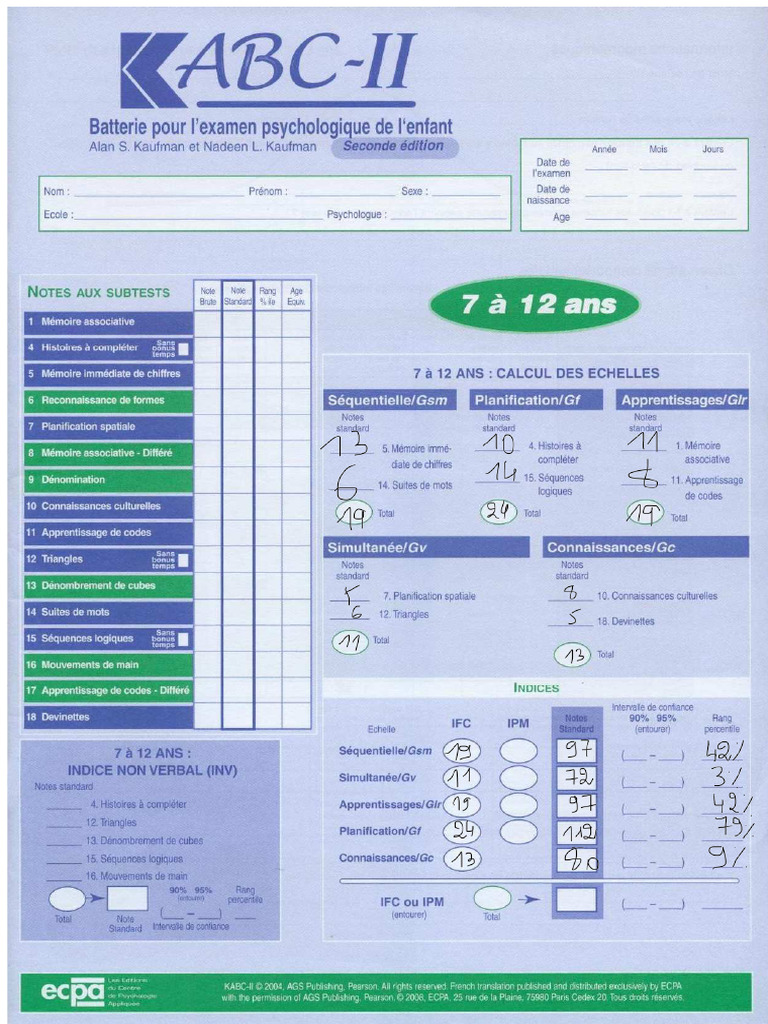 Kabc Ii | PDF