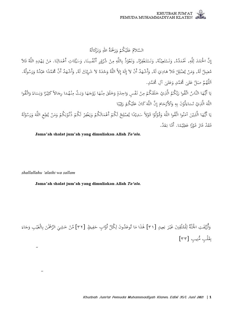 Ciri-Ciri Penghuni Surga | PDF