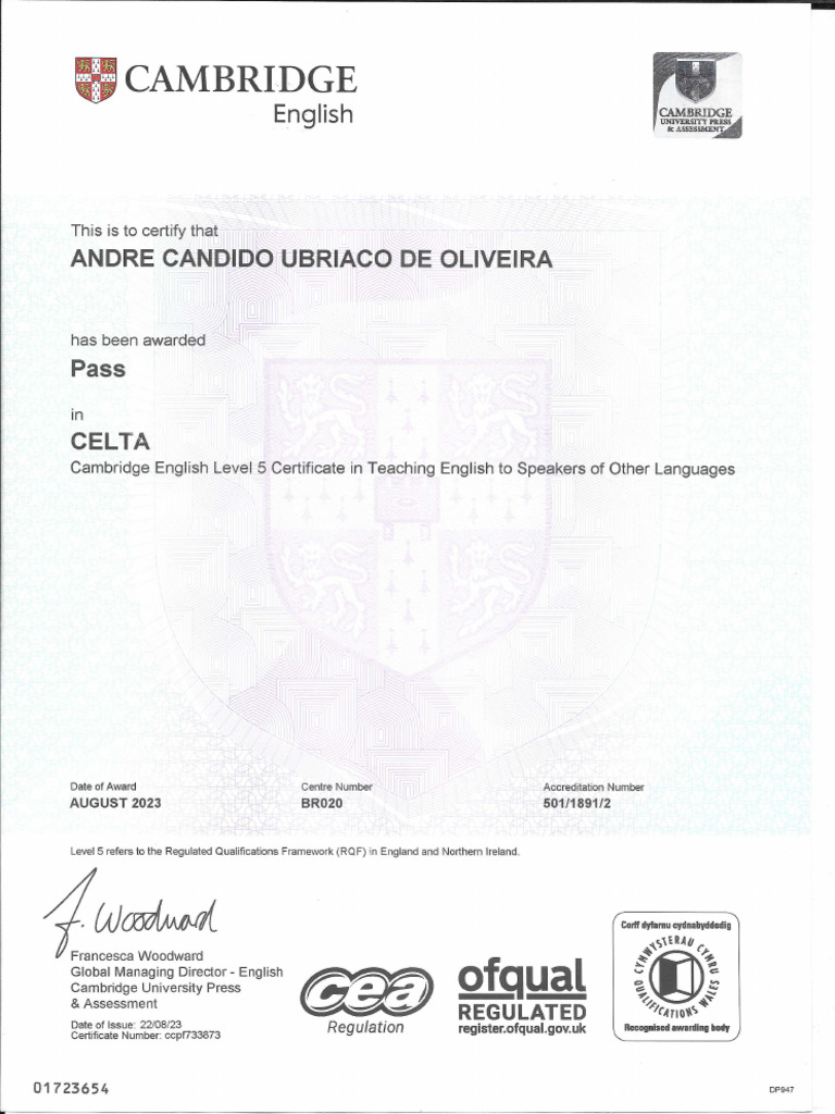 Certificado Celta | PDF