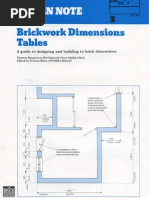 Standard Brick Coursing Chart Australia | PDF | Brick | Masonry