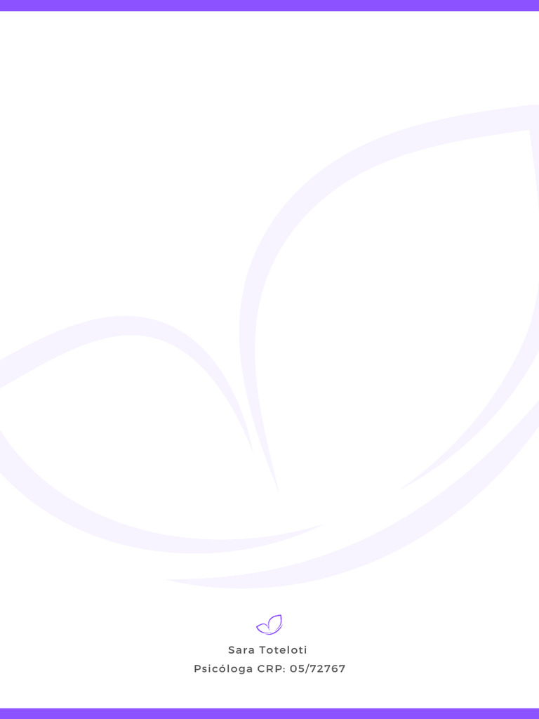 Folha Papel Timbrado Ou Receituário em A4 Roxo e Branco PDF | PDF