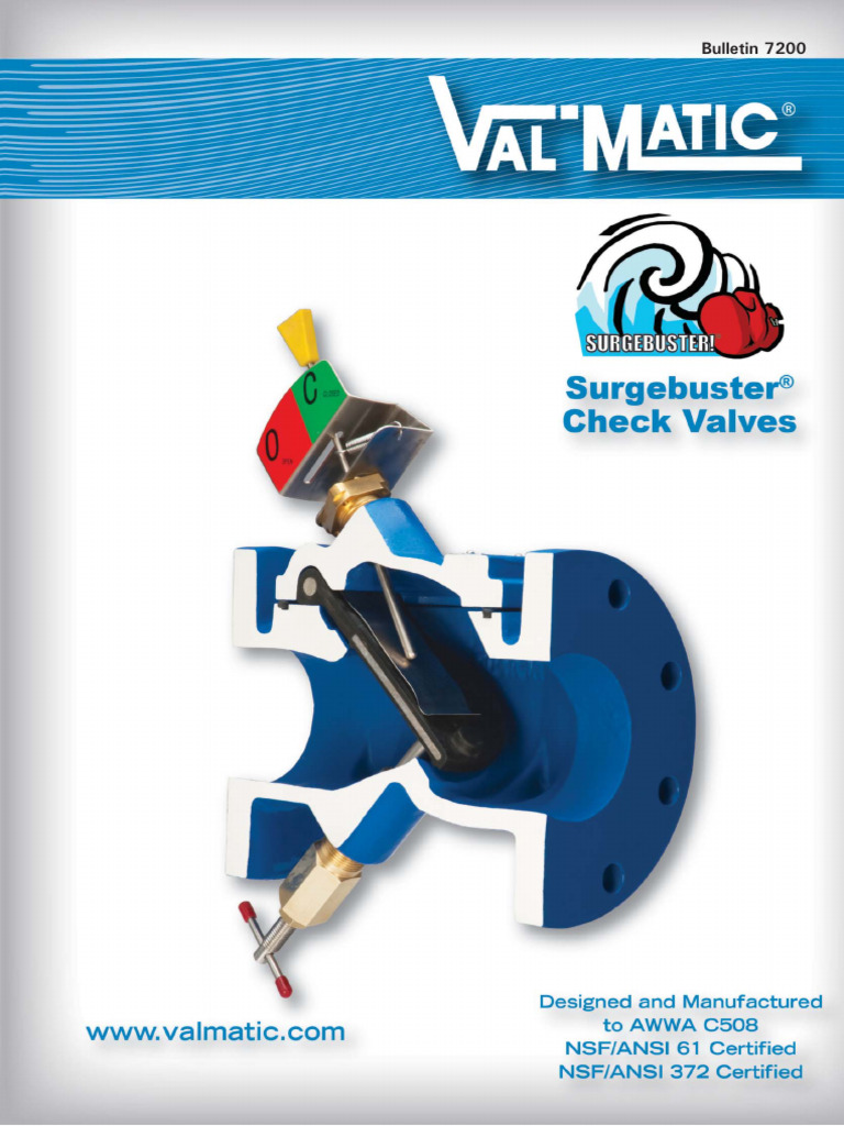 Val-Matic SBCV Brochure | PDF | Valve | Pump