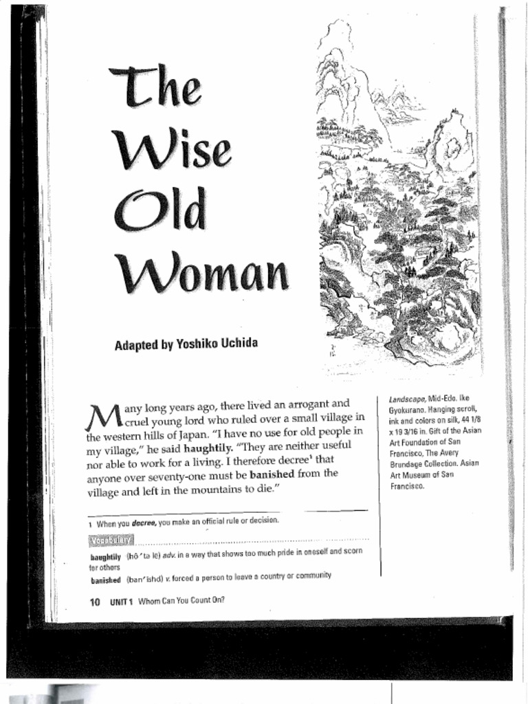The Wise Old Woman Story | PDF