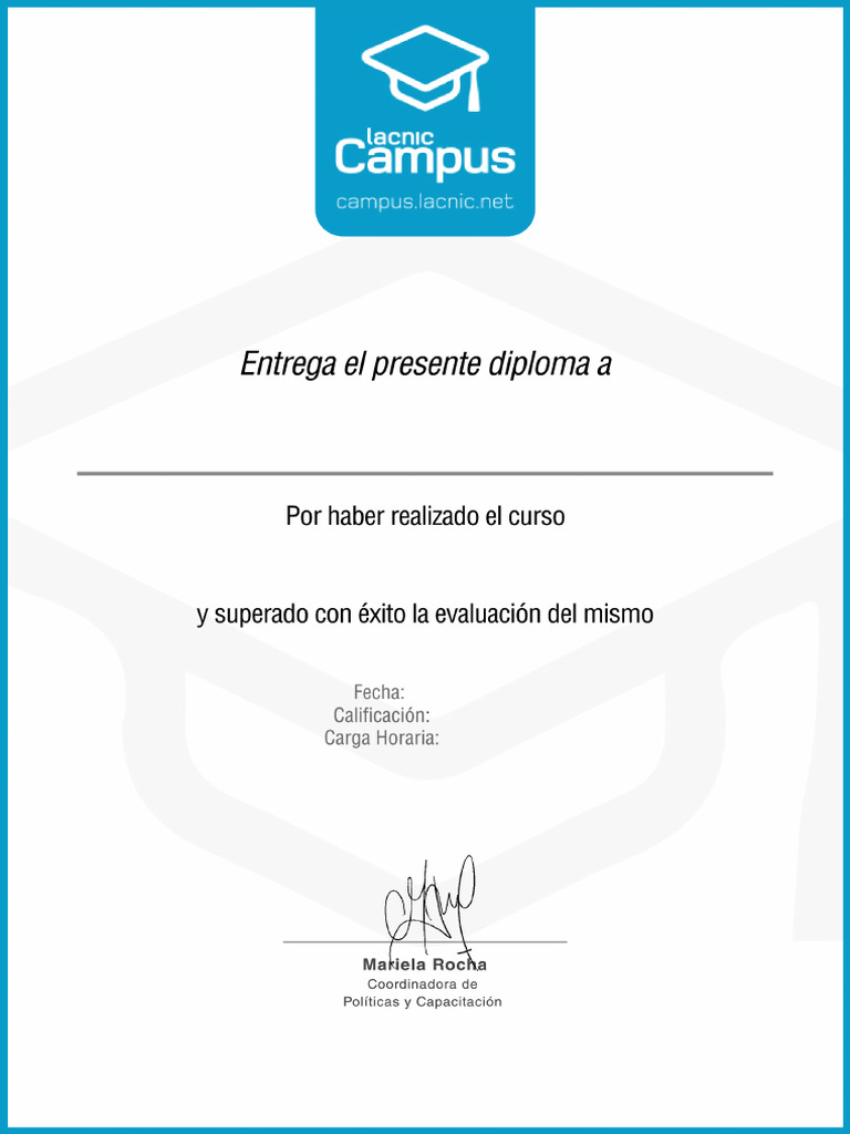 Certificado - Del - Curso BRAYAN VARGAS | PDF