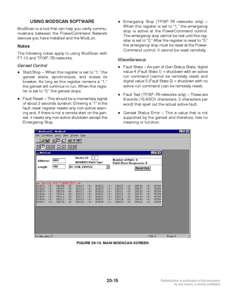 An Instruction Manual on Using ModScan Software to Monitor and Control ...