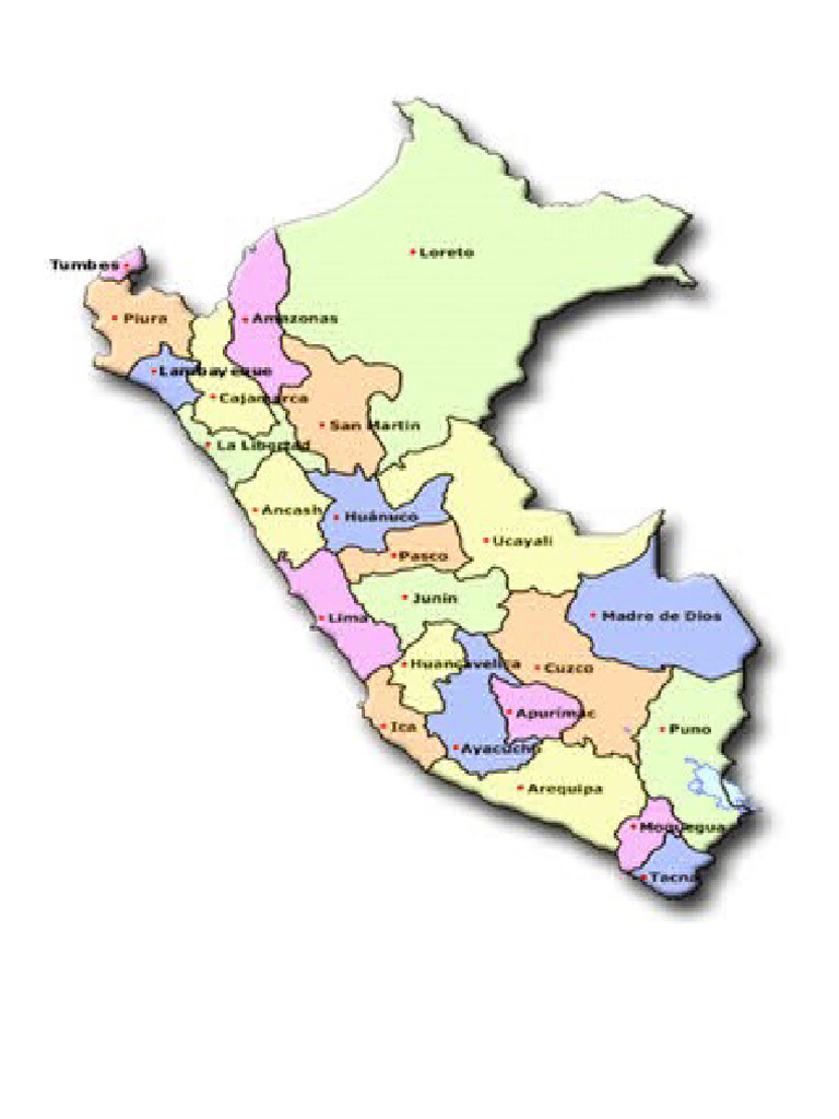 Mapa Del Peru | PDF