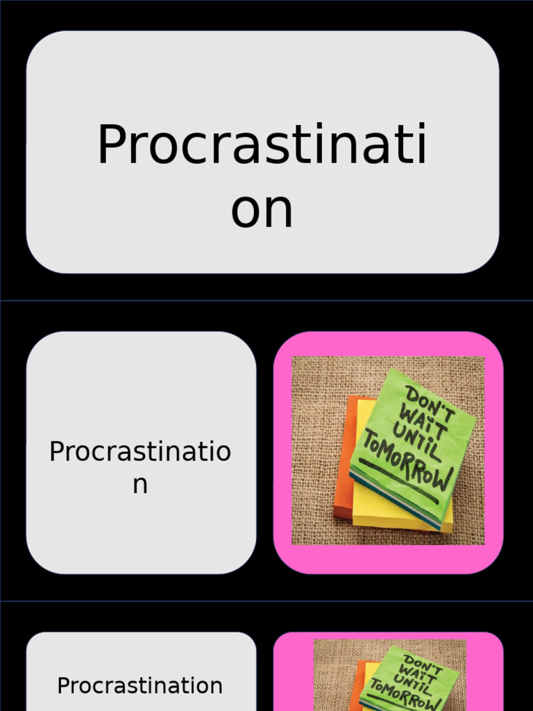 Understanding Student Procrastination | PDF | Professional Skills ...
