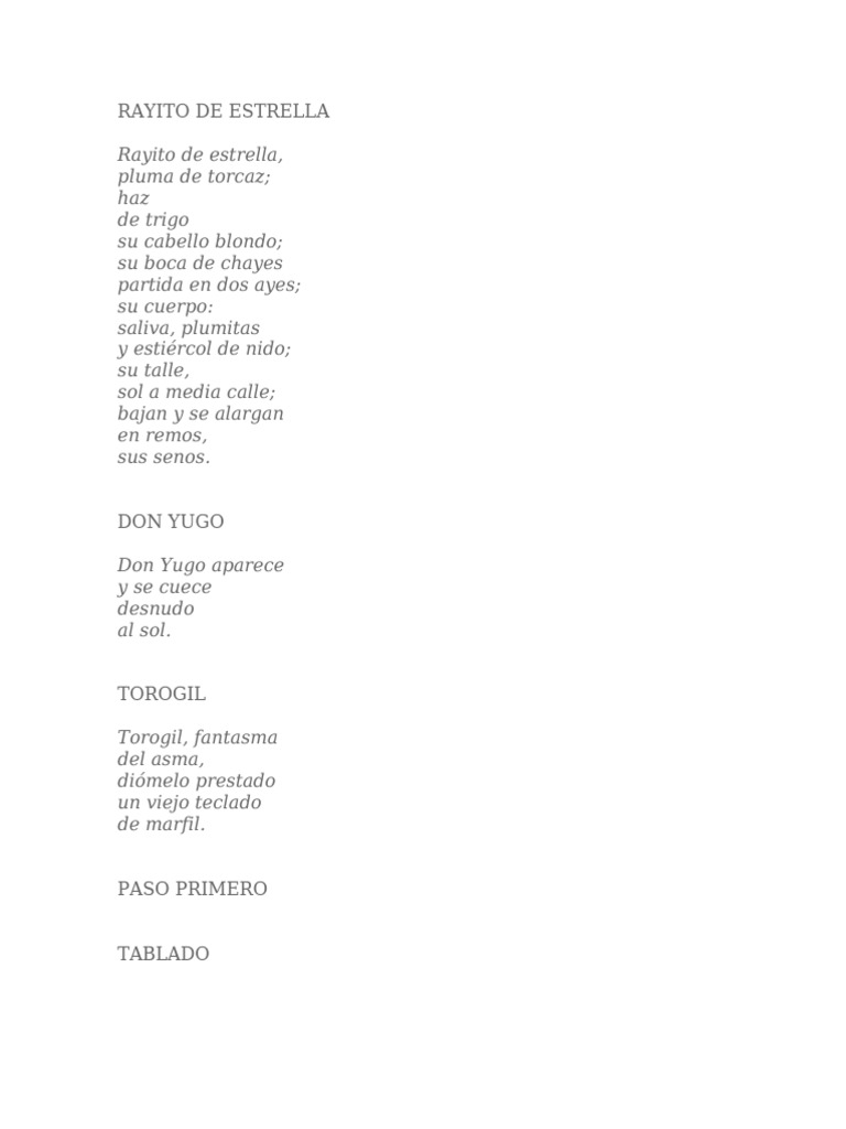 Rayito de Estrella | PDF