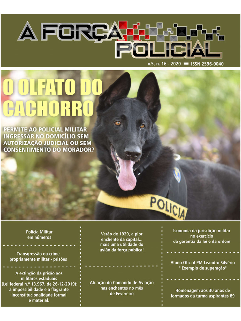 Revista Força Policial: Edição Trimestral | PDF | Direito Público | Justiça
