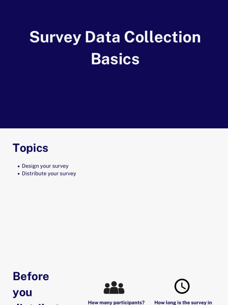 Survey Data Collection Strategies | PDF