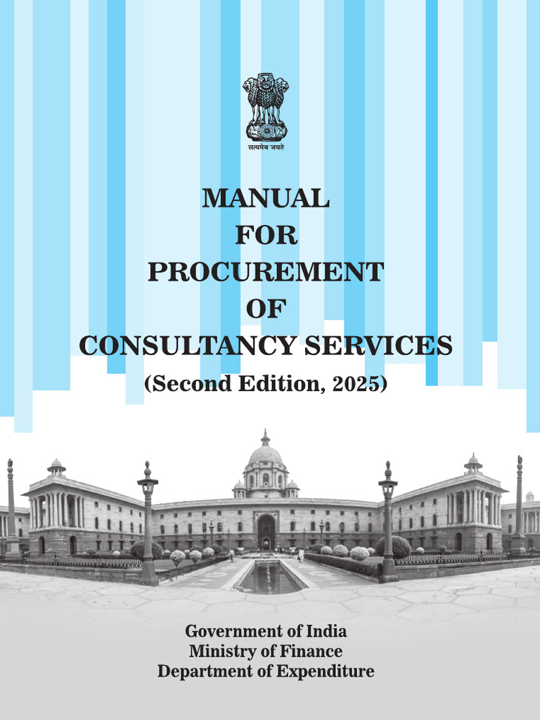 Manual For Procurement of Services 2025 | PDF | Auction | Procurement
