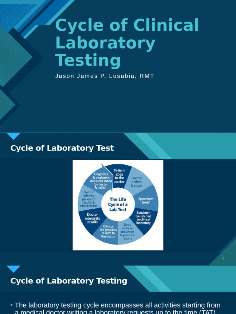 Laboratory Testing Cycle Overview | PDF | Quality Assurance | Medical ...
