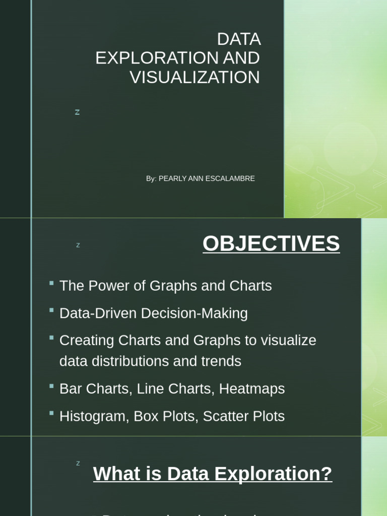 Data Exploration and Visualization Guide | PDF | Chart | Information ...