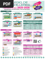Calendario Escolar UAM 2025 2026 Aprobado s557 | PDF