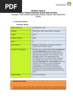 Modul Ajar IPS Kelas8 Semester1 Lengkap | PDF