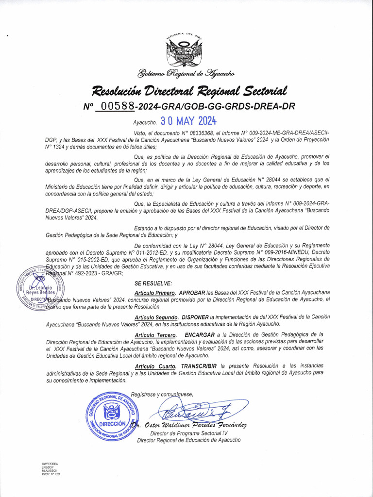 Bases de Canto Ayacuchano | PDF