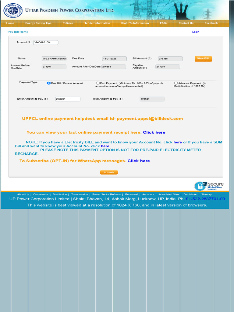 UPCL Electricity Bill Payment Guide | PDF