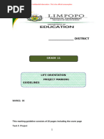 Grade 11 English FAL Paper 1 June 2025 MG - Marking Guidelines | PDF ...