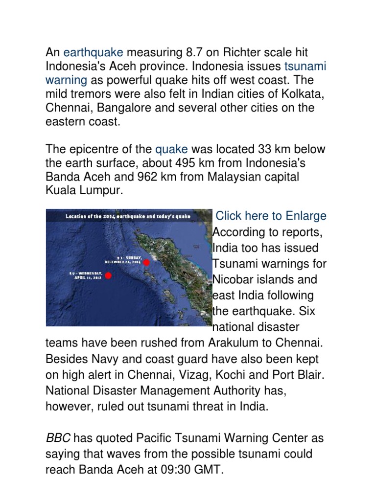 An Earthquake Measuring 8 | PDF | Home & Garden | Science & Mathematics
