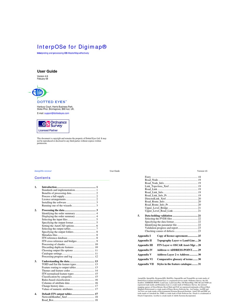 InterpOSe UserGuide Digimap A4 | PDF | Arc Gis | File Format