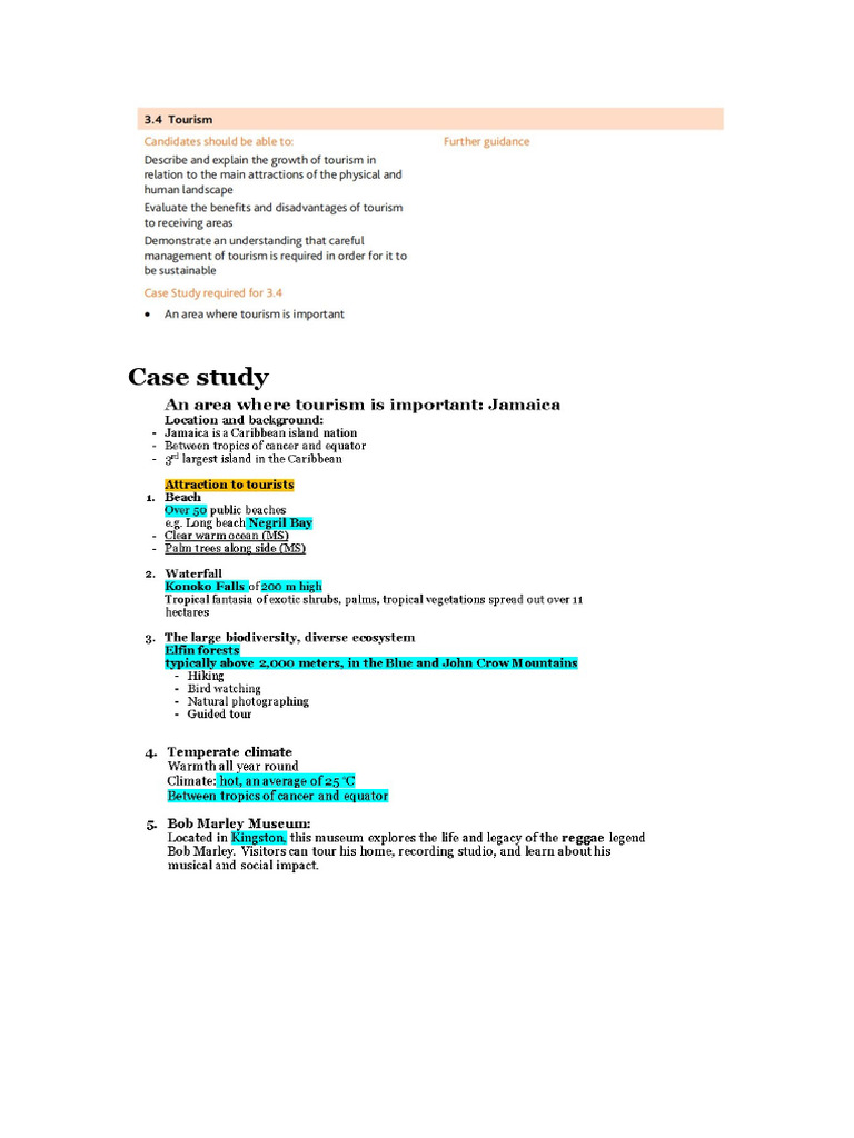 Sustainable Tourism Case Study: Tambopata | PDF