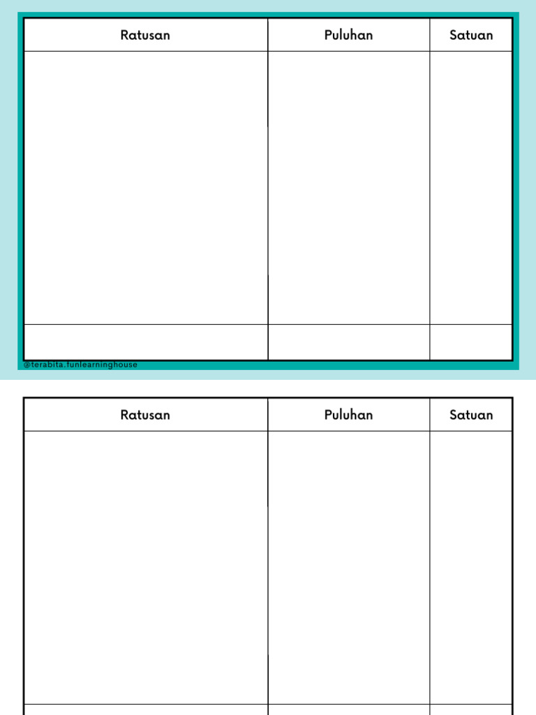 Place Value Mat | PDF