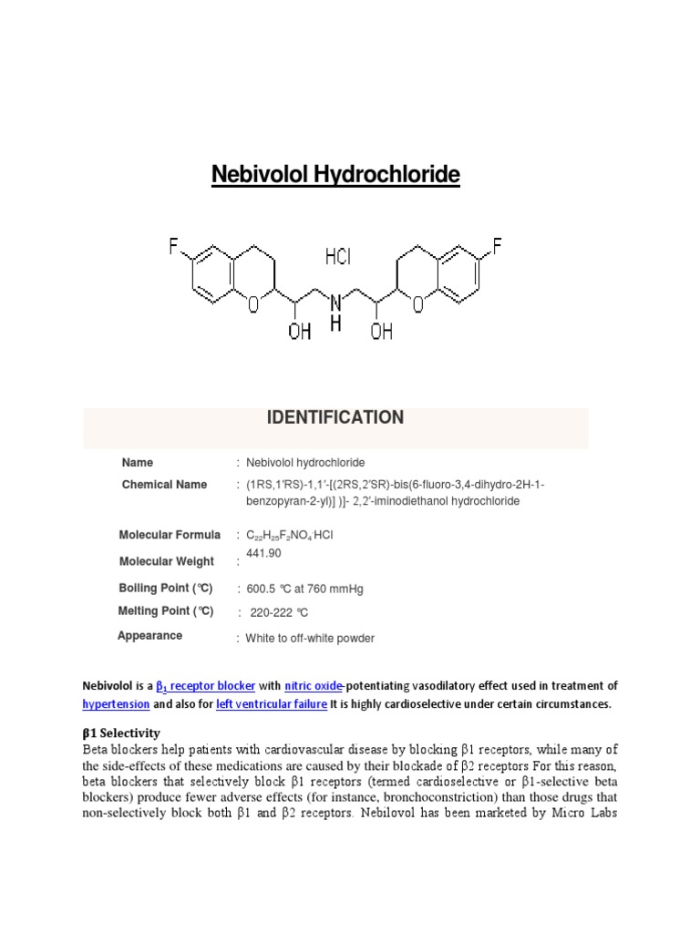 Nebivolol Analysis for Pharmacists | PDF | Spectrophotometry | Chemistry