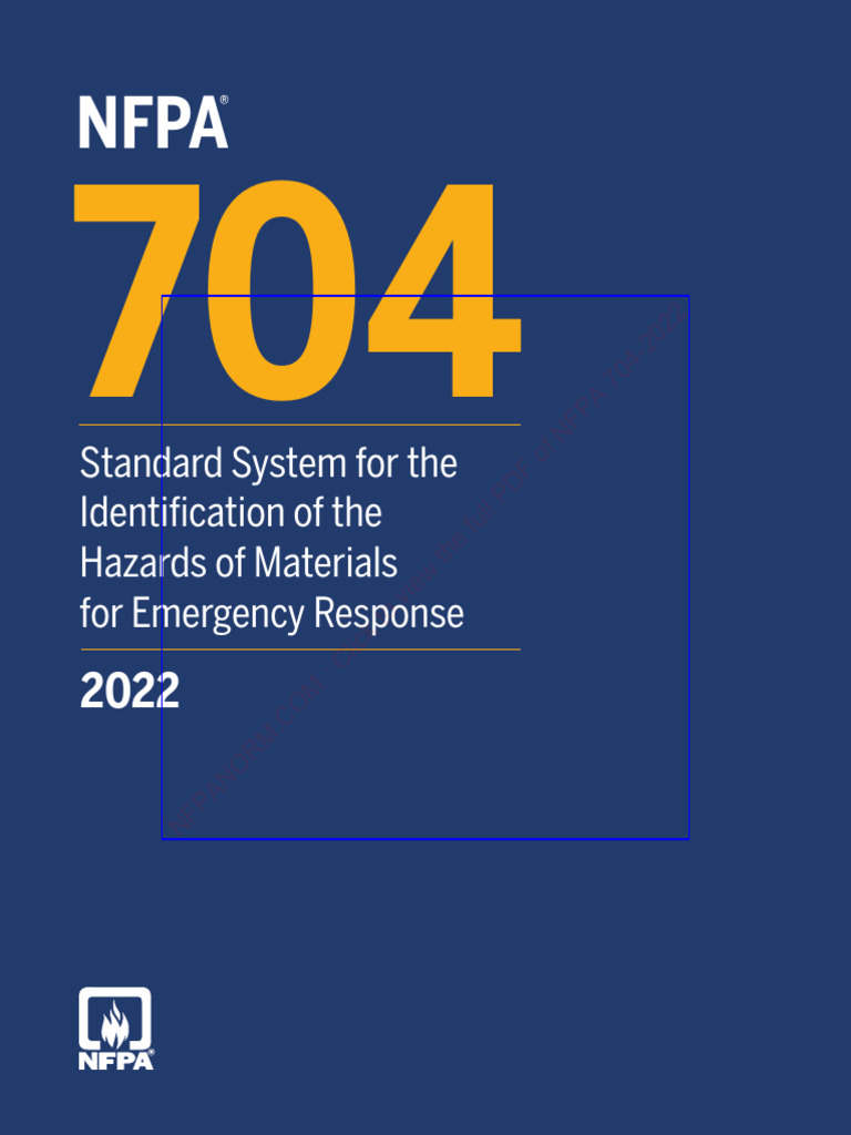 NFPA 704 Standard for Hazard Identification | PDF | Patent | Safety