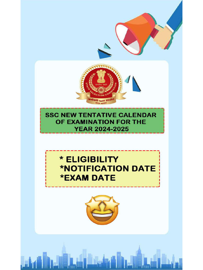 Upcoming SSC Exams of 2024 | PDF