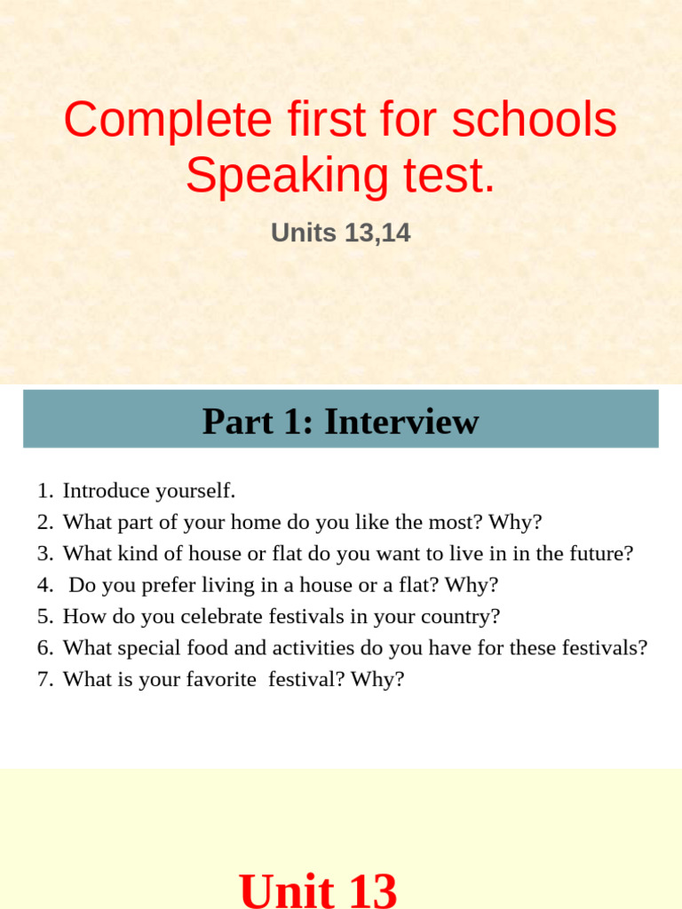 Complete Fce Unit 13,14 | PDF